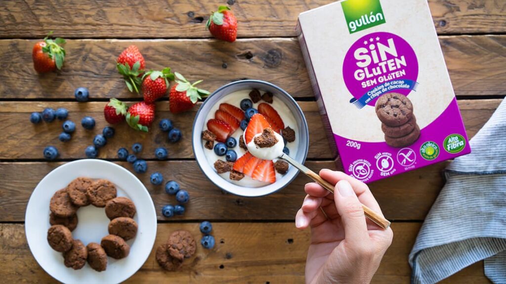 Biscuit San Gluten avec pépites de chocolat - Biscuits aux fibres et ...